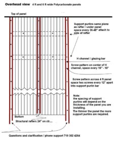 Polycarbonate Installation – Colorado Polycarbonate Panels